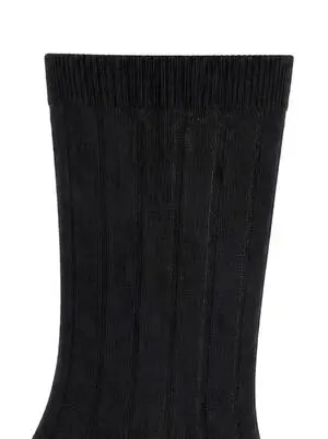 LA ROSE Ribbed Knit Socks