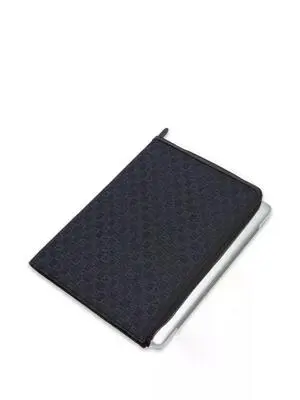 Smythson Small Stamp-canvas Laptop Case