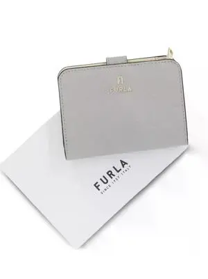Furla Logo-plaque Pebbled-leather Wallet