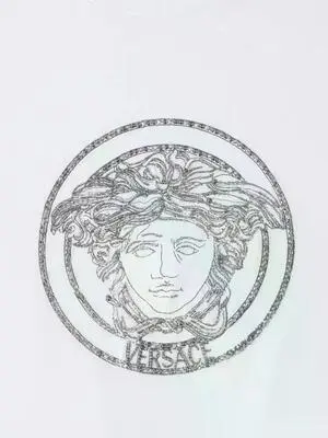Versace Embroidered Cotton-jersey T-shirt