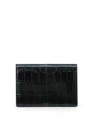 Smythson Mara Croc-effect Card Case
