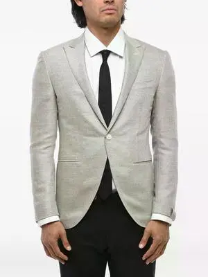 Corneliani Academy Jacquard Blazer - Grey