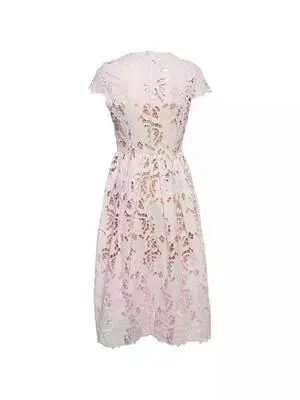 SELF-PORTRAIT Guipure Lace Midi Dress