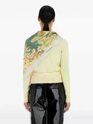 FERRAGAMO Jungle-print Silk Scarf