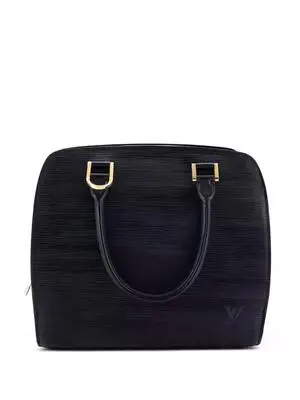 LOUIS VUITTON Epi Leather Pont Neuf Pm Satchel - Black