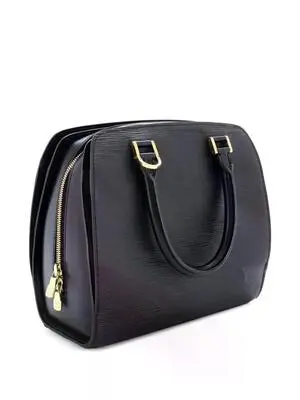 LOUIS VUITTON Epi Leather Pont Neuf Pm Satchel - Black