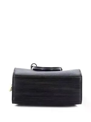 LOUIS VUITTON Epi Leather Pont Neuf Pm Satchel - Black