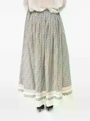 Pero Floral Print Maxi Skirt