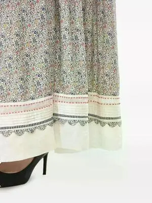 Pero Floral Print Maxi Skirt
