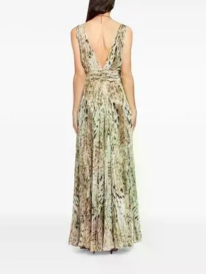 Roberto Cavalli Printed Maxi Dress
