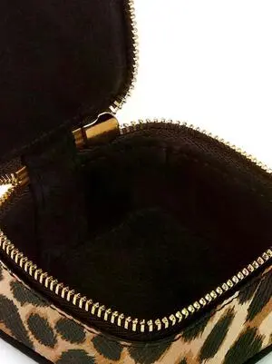 Smythson Leopard-print Leather Trinket Case