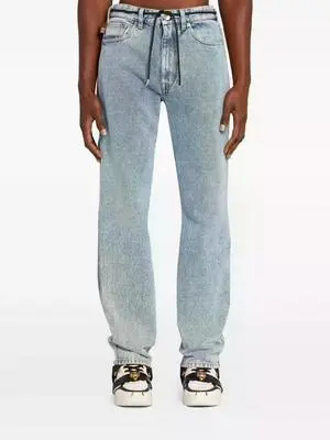 Roberto Cavalli Jersey-back Straight-leg Jeans