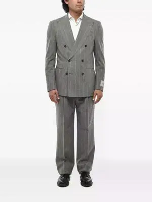 Corneliani Double-breasted Pinstripe Suit