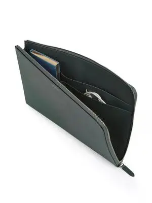 Smythson Small Panama-leather Laptop Case