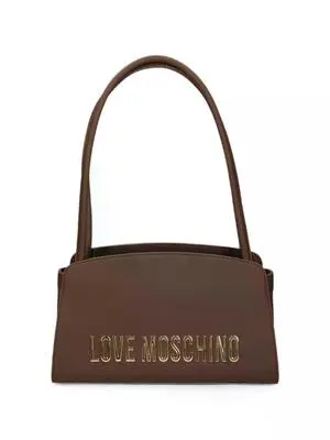 Moschino Logo-embellishment Shoulder Bag - Brown