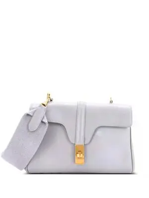 Celine Celine Soft 16 Bag Smooth Calfskin Shoulder Bag Purple