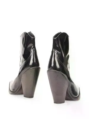 Philosophy Di Lorenzo Serafini Tapered Cone-heel Boots - Black