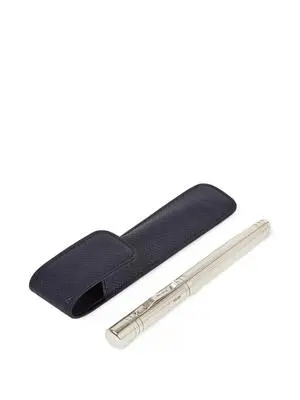 Smythson Panama Cross-grain Pen Sleeve