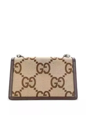 Gucci Dionysus Jumbo Gg Canvas Small Shoulder Bag - Brown