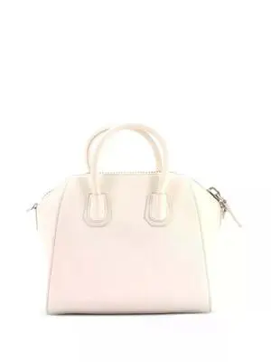 Givenchy Antigona Bag Glazed Leather Mini Satchel - White
