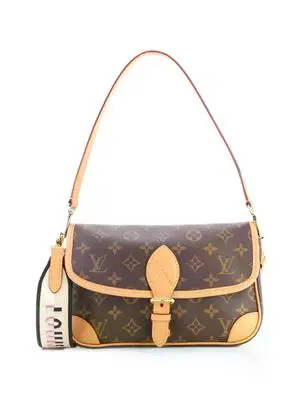 LOUIS VUITTON Diane Nm Handbag Monogram Canvas Nano Shoulder Bag - Brown