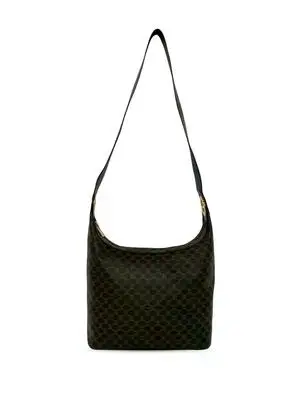 Celine 1998 Macadam Coated Canvas Shoulder Bag