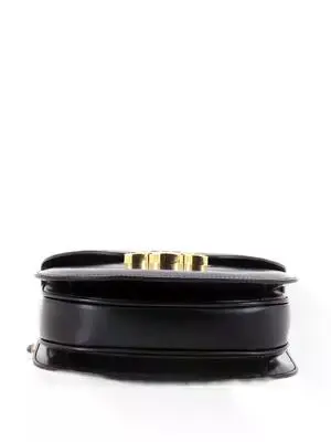 Celine Triomphe Besace Clea Chain Flap Bag Leather Shoulder Bag