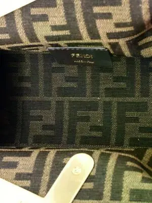 Fendi First Bag Leather Small Clutch Bag - Neutrals