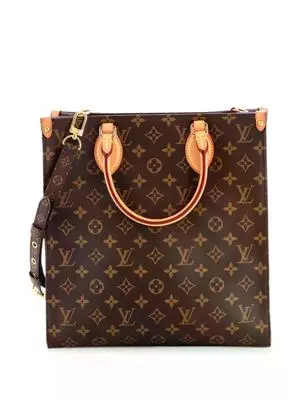 LOUIS VUITTON Sac Plat Nm Bag Monogram Canvas Shoulder Bag