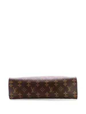 LOUIS VUITTON Sac Plat Nm Bag Monogram Canvas Shoulder Bag