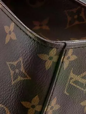 LOUIS VUITTON Sac Plat Nm Bag Monogram Canvas Shoulder Bag