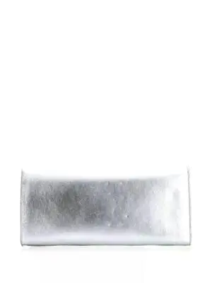Saint Laurent Classic Monogram Metallic Calfskin Long Clutch Bag