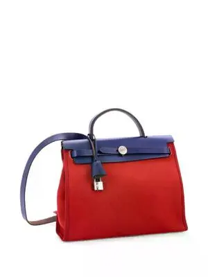 Hermès Herbag Zip Bag - Blue