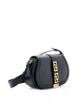 Versace Greca Goddess Leather Medium Shoulder Bag