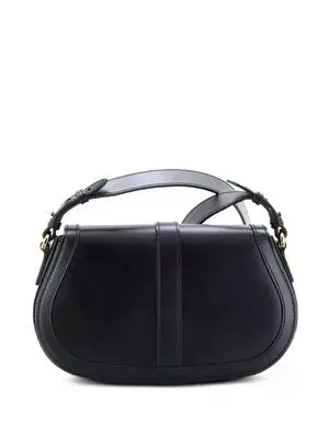 Versace Greca Goddess Leather Medium Shoulder Bag - Black