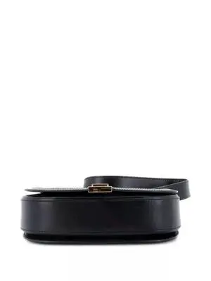 Versace Greca Goddess Leather Medium Shoulder Bag - Black