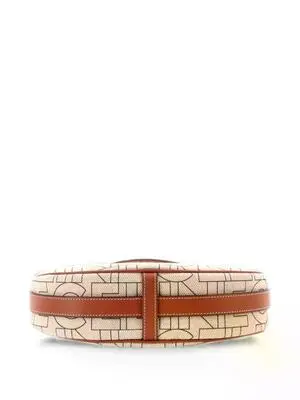 Celine Ava Bag Logo All Over Textile Medium Shoulder Bag