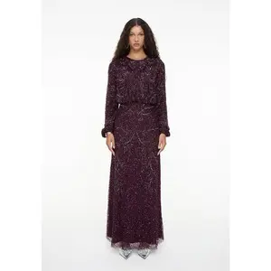 MARYISA Modest Embellished Sequin Dress