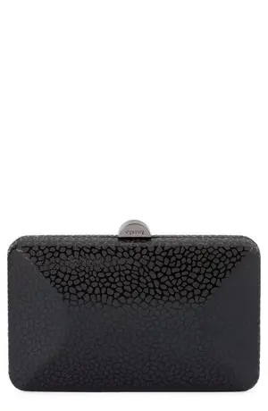 OLGA BERG Frankie Embossed Clutch