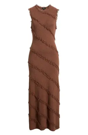 Rails Claudia Fringed Sleeveless Maxi Dress
