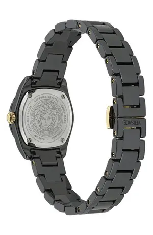 Versace Dv One Mini Diamond Ceramic Bracelet Watch