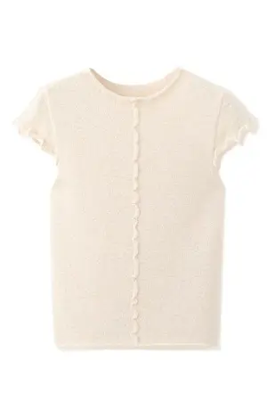 Mango Wavy Cap Sleeve Sweater