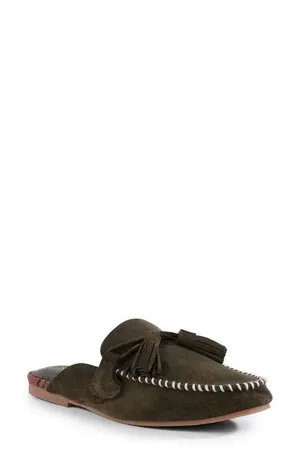 Seychelles Silverlake Tassel Mule - Olive