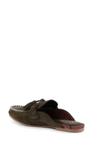 Seychelles Silverlake Tassel Mule - Olive