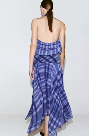 Mango Maxi Flared Skirt