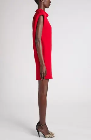 Valentino Garavani Cutout Cady Silk Shift Dress