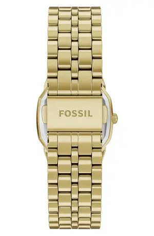 Fossil Harlow Octagonal Case Guilloche Dial Bracelet Watch