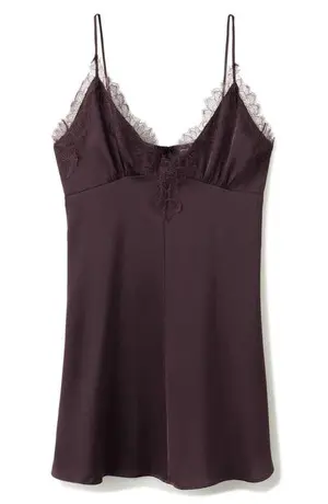 Mango Satin Lace V-neck Dress