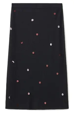 Mango Fine Knit Sequined Skirt