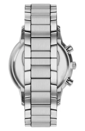 Emporio Armani Archetipo Chronograph Watch - Silver/black